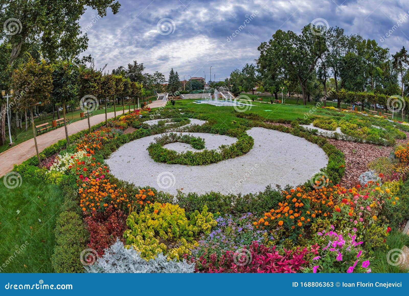 Central Park from Timisoara, Romania Stock Image - Image of scenic ...