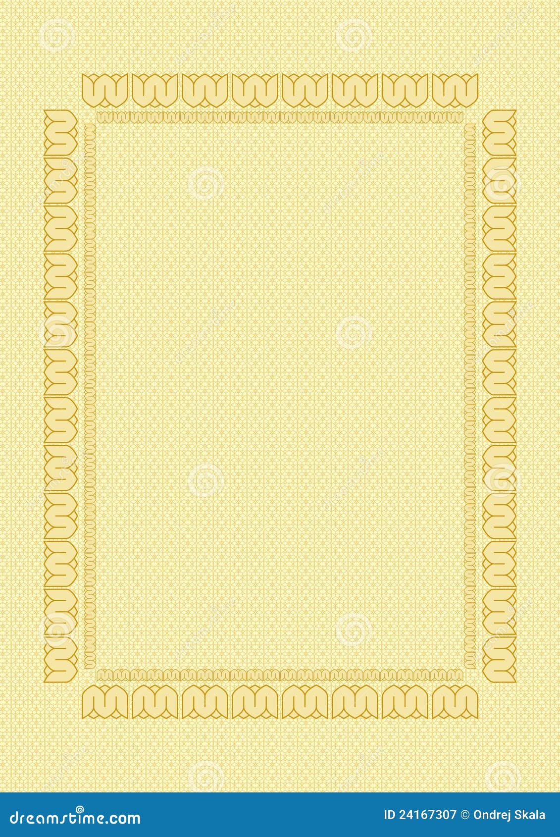 Background Certificate with Frame Stock Vector - Illustration of ...