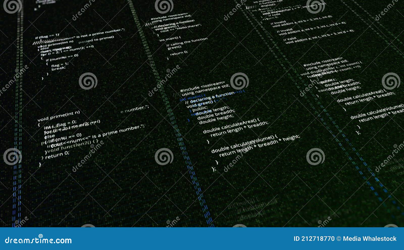 Background from Changing Matrix Code. Animation. Field with Source Code To Fill in for Matrix ...