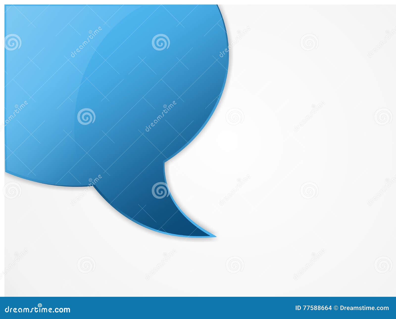 Background with Chat Bubble Stock Illustration - Illustration of note ...