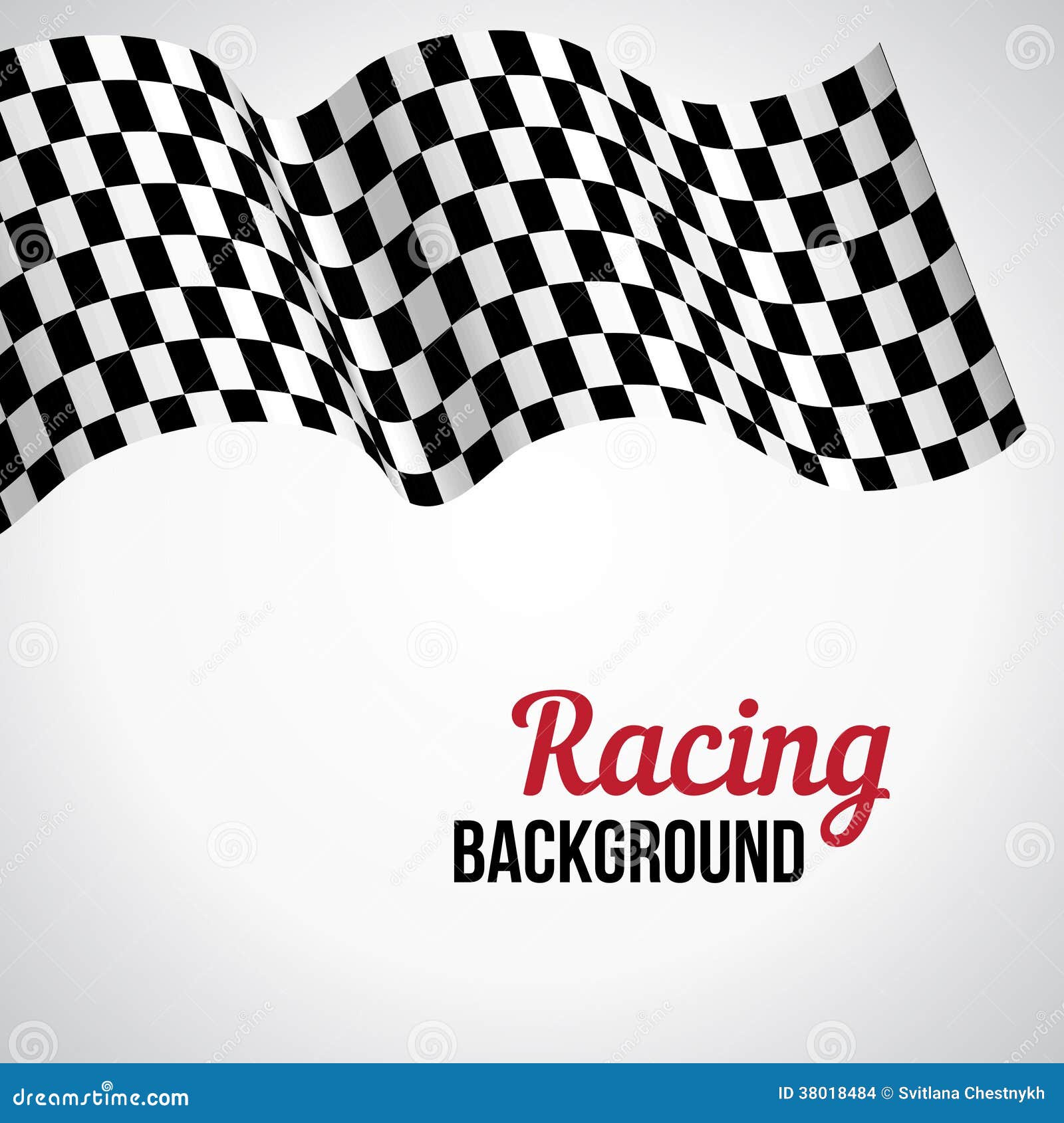 Background with Checkered Racing Flag. Stock Vector - Illustration of ...
