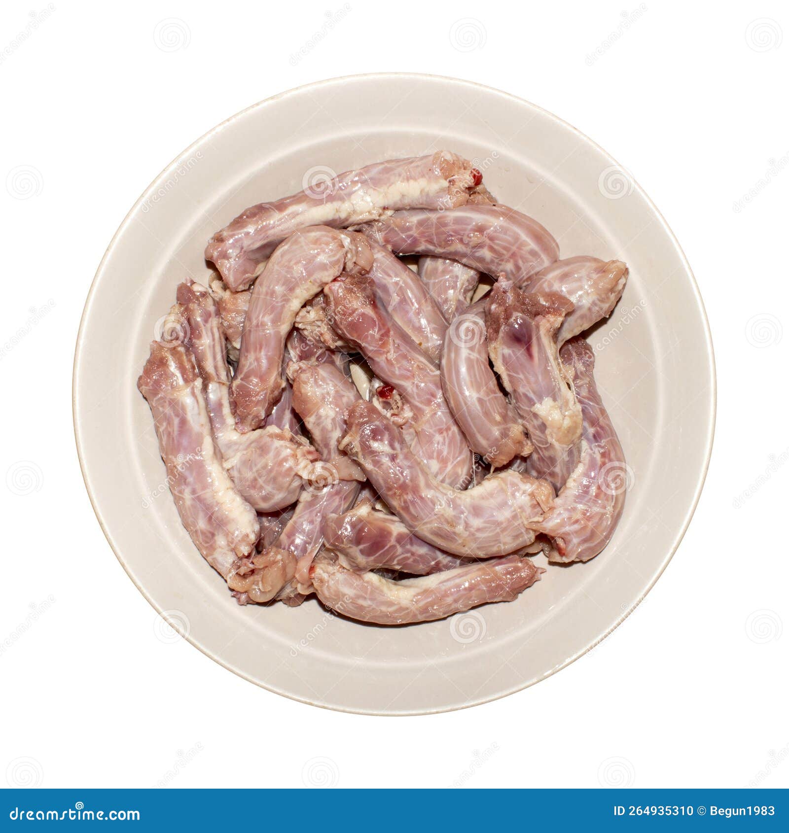 Fresh Chicken Necks Top View.Raw Chicken Necks.Background of Chicken ...
