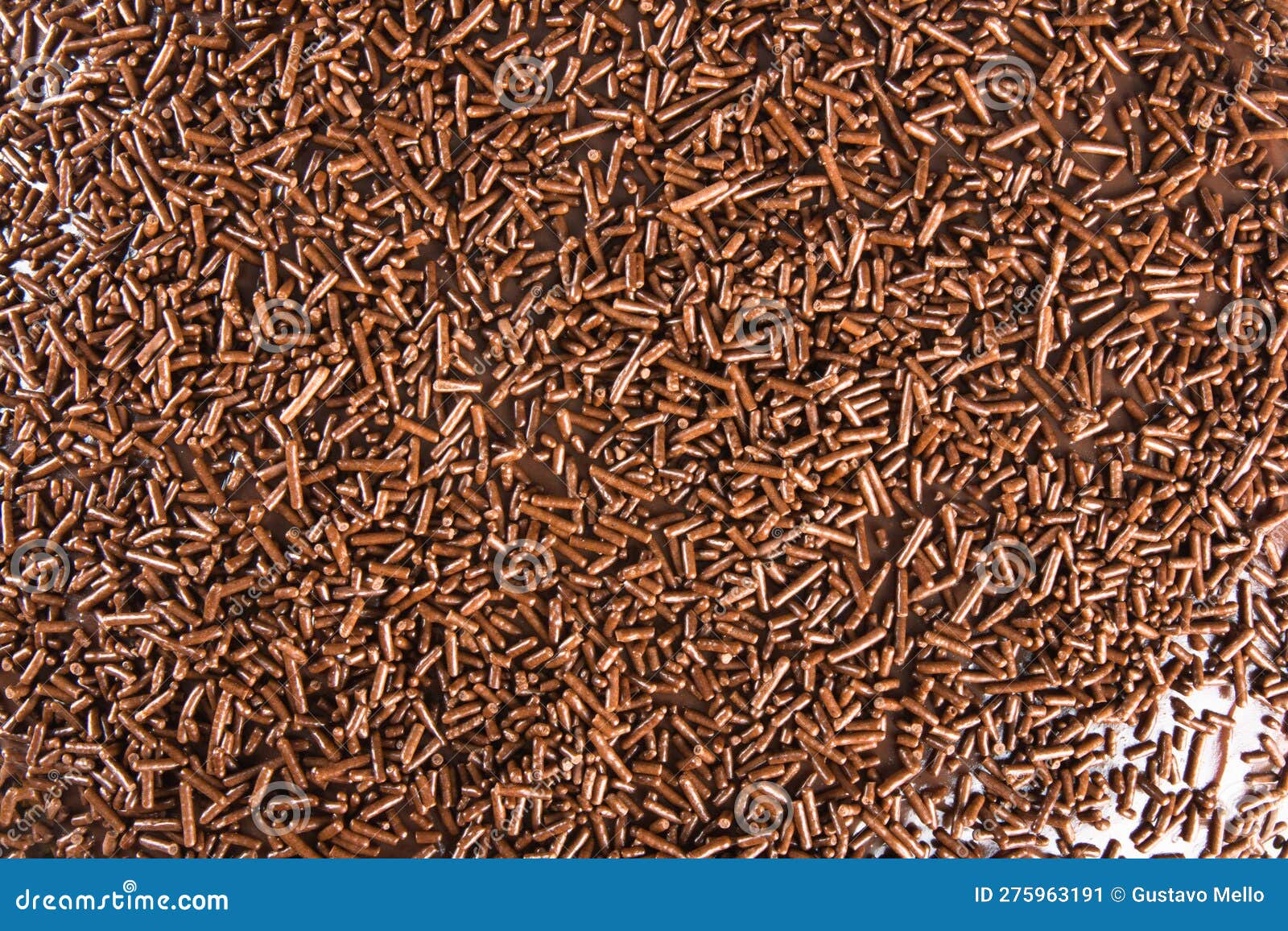 Background with Chocolate Cake Texture and Brigadeiro Frosting Stock ...