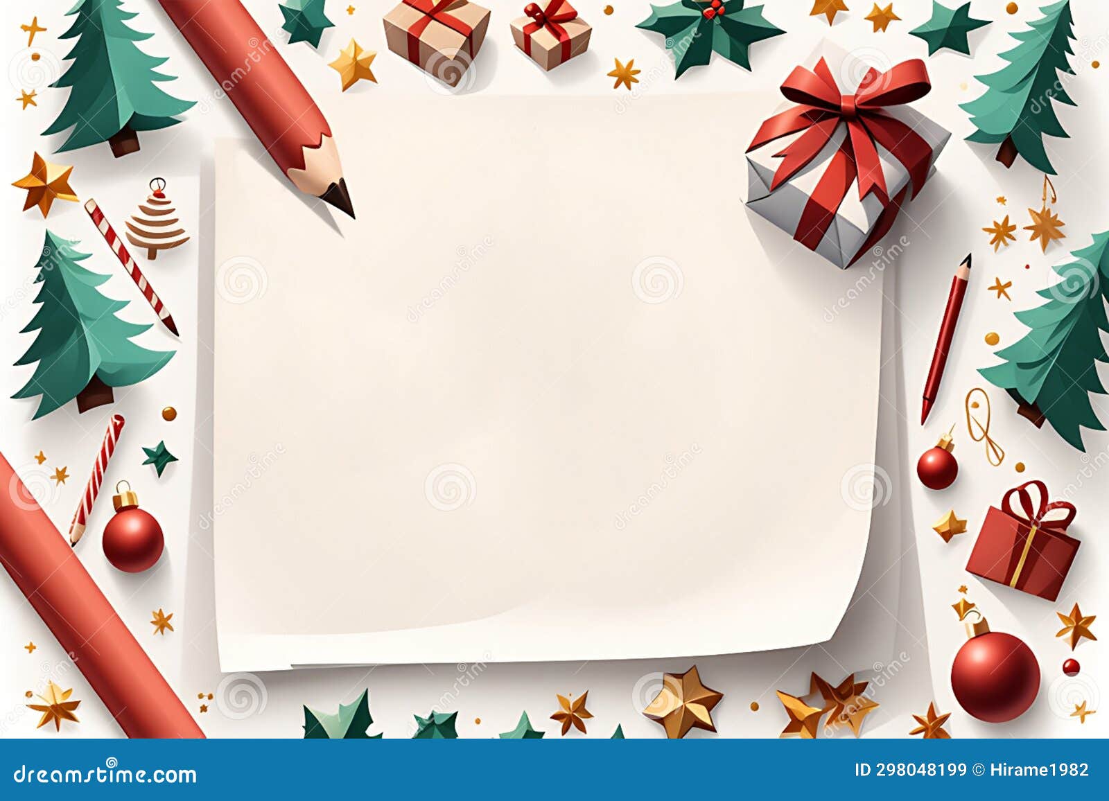 Cute Background for Christmas, Note, Greeting Card, Wallpaper Stock ...