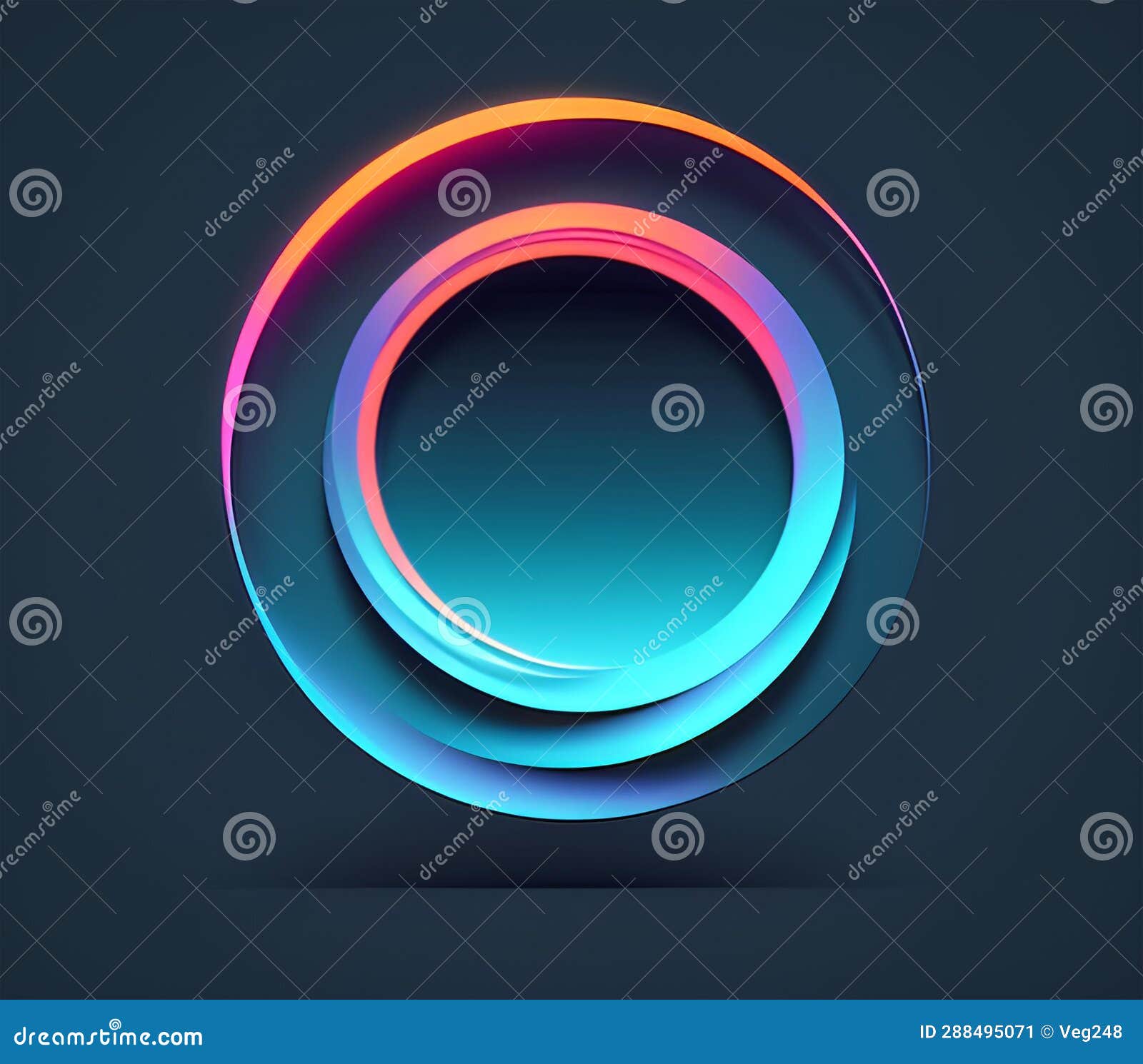 Background with Circle . AI Stock Illustration - Illustration of ...