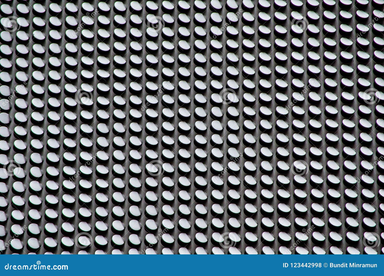 Background of Circle Holes Pattern in Black. Stock Photo - Image of ...