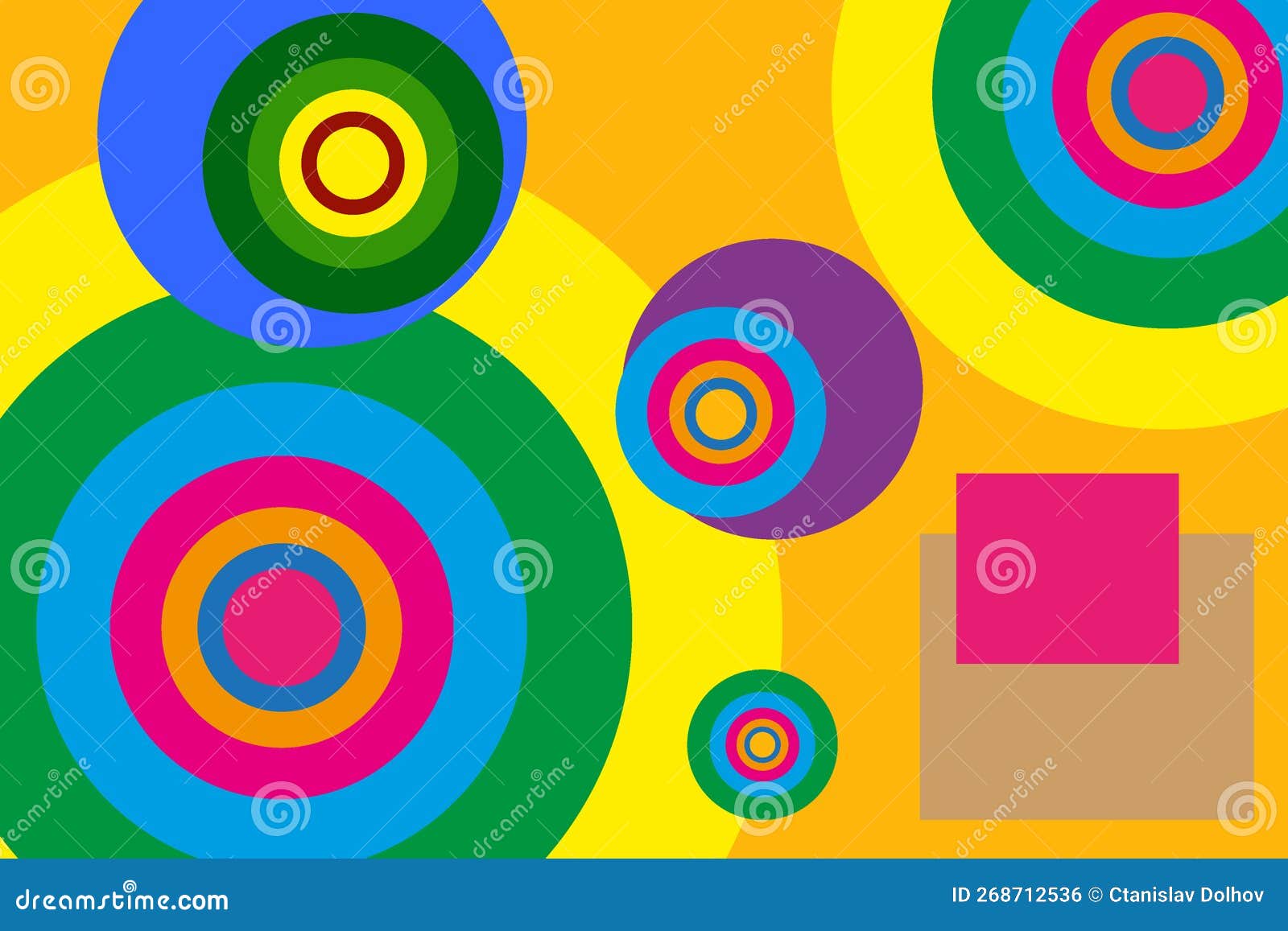 Background Circles Colorful for Cover Design Stock Vector ...