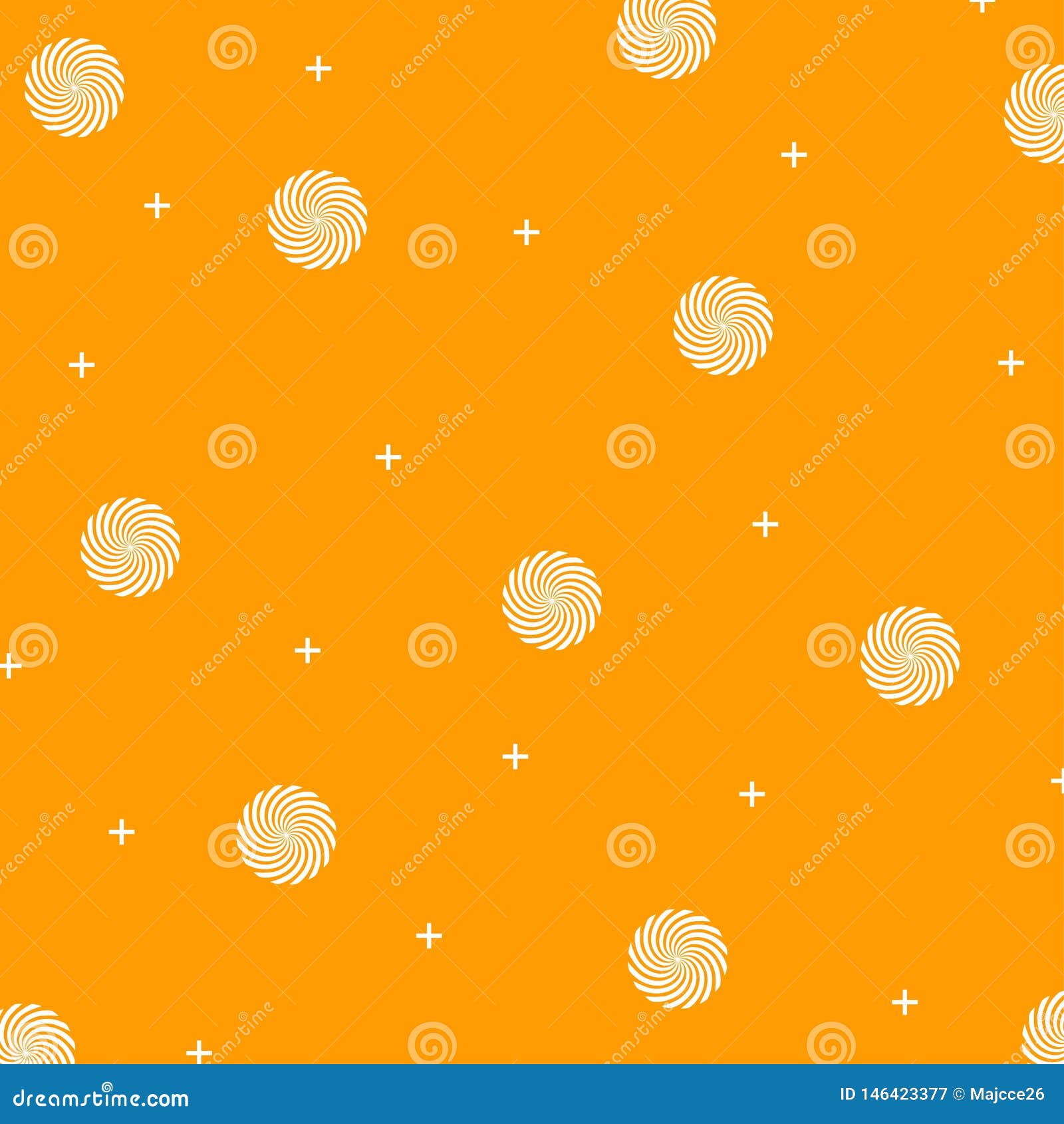 Background Circles Pattern Abstract Texture Orange Stock Illustration ...