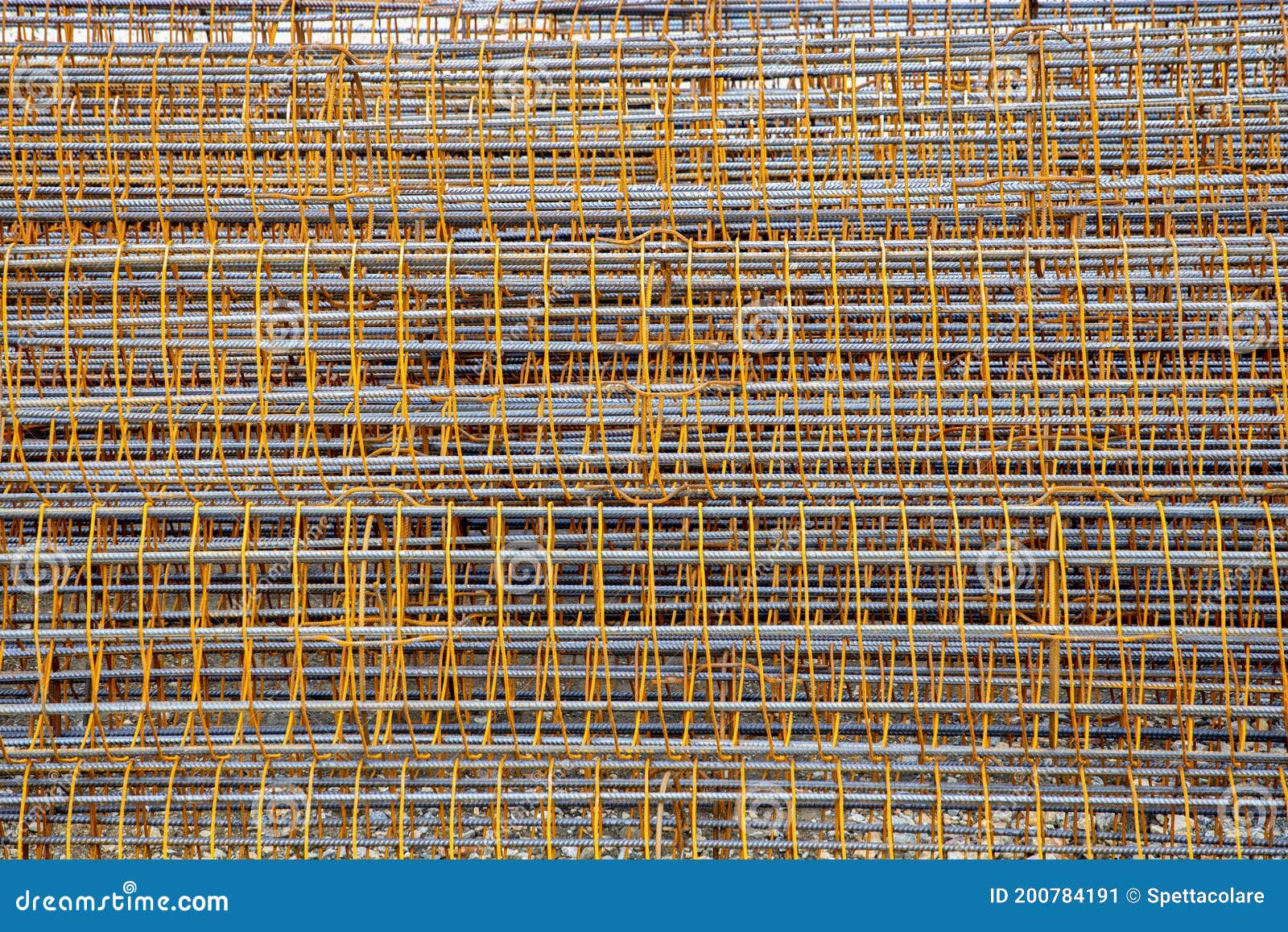 Background of Circular Mesh Reinforcement Stock Image - Image of coil ...