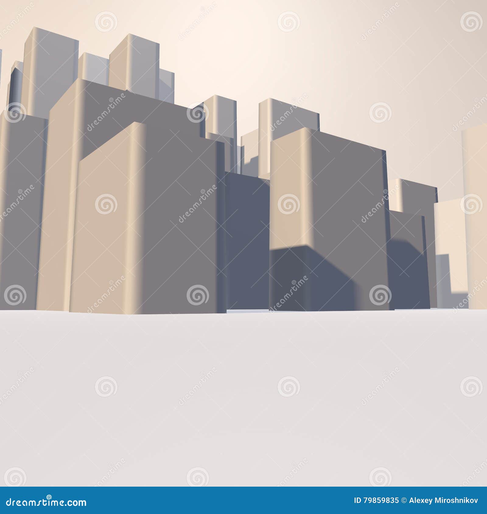 Background city stock illustration. Illustration of render - 79859835