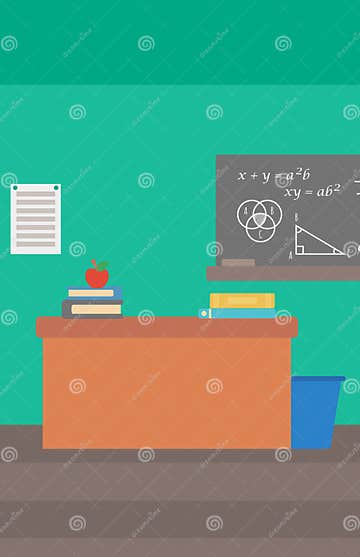 Background of classroom. stock vector. Illustration of certificate ...