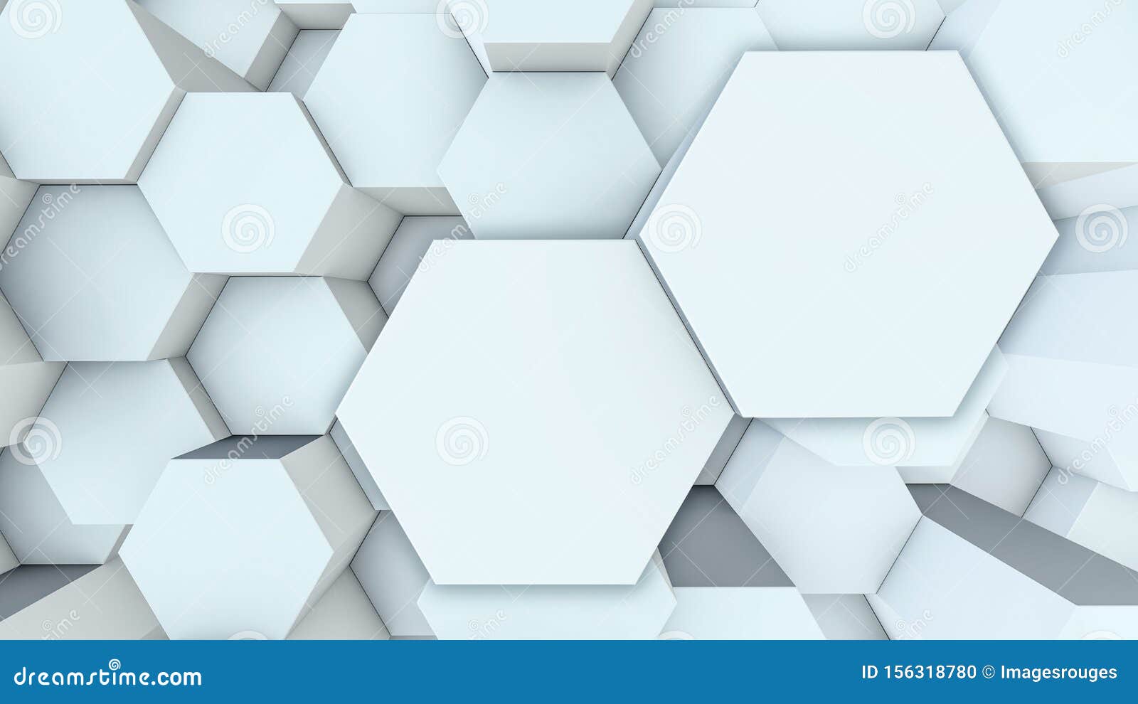 Background Clear Pattern Abstract Hexagon White Stock Illustration ...