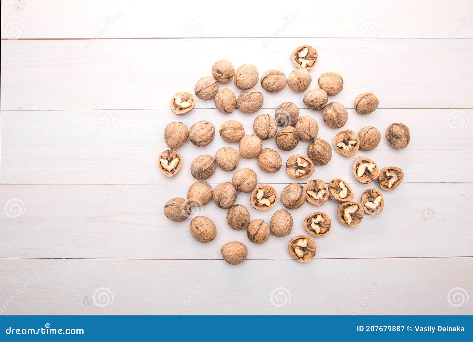 Background from Closed Walnut Shells. Broken Walnuts Walnut Kernels ...