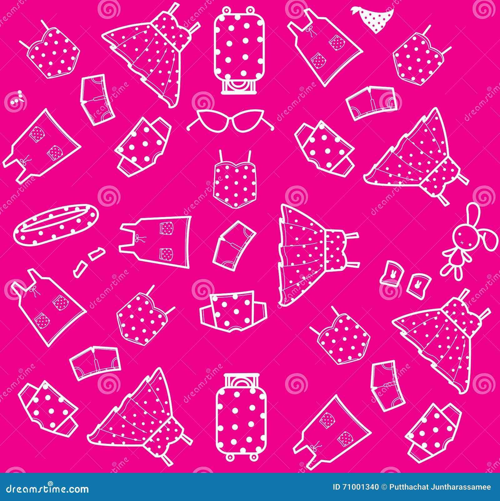 Background clothing pink stock vector. Illustration of lovable - 71001340