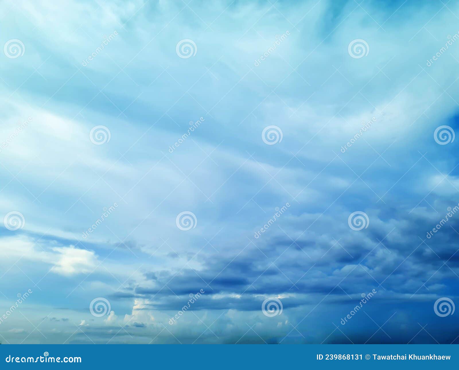 Background Cloudy and Windy Blue Sky Stock Image - Image of heaven ...