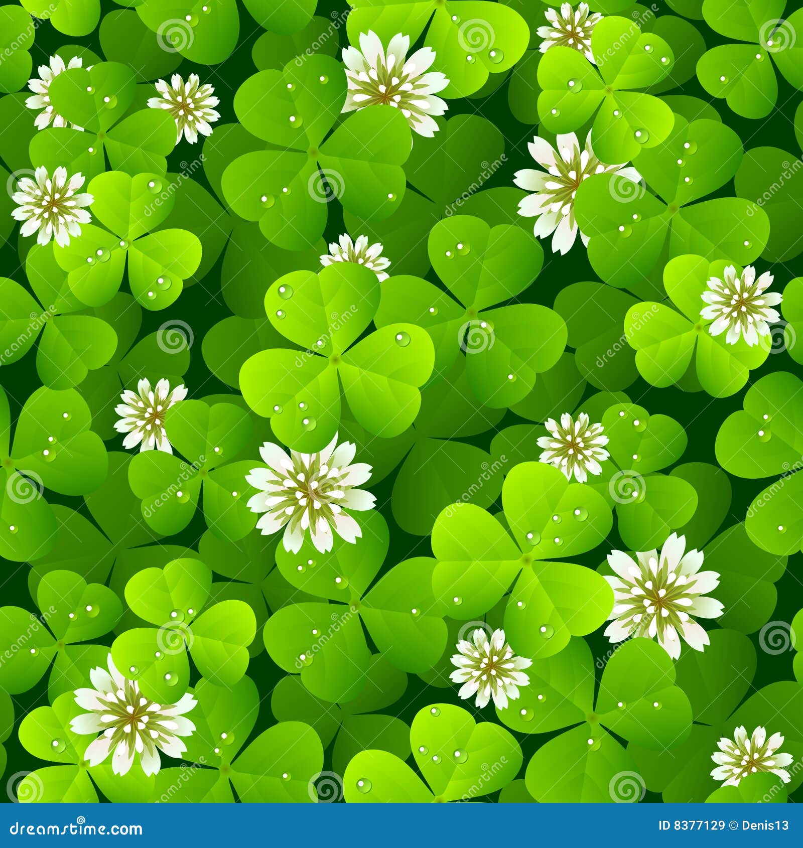 Background clover stock vector. Illustration of culture - 8377129