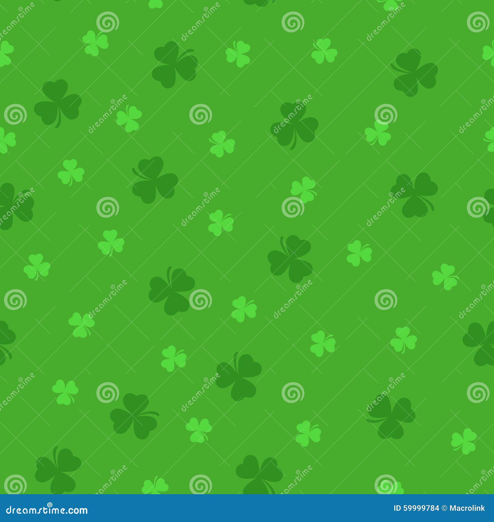 Background with Clover stock vector. Illustration of loop - 59999784