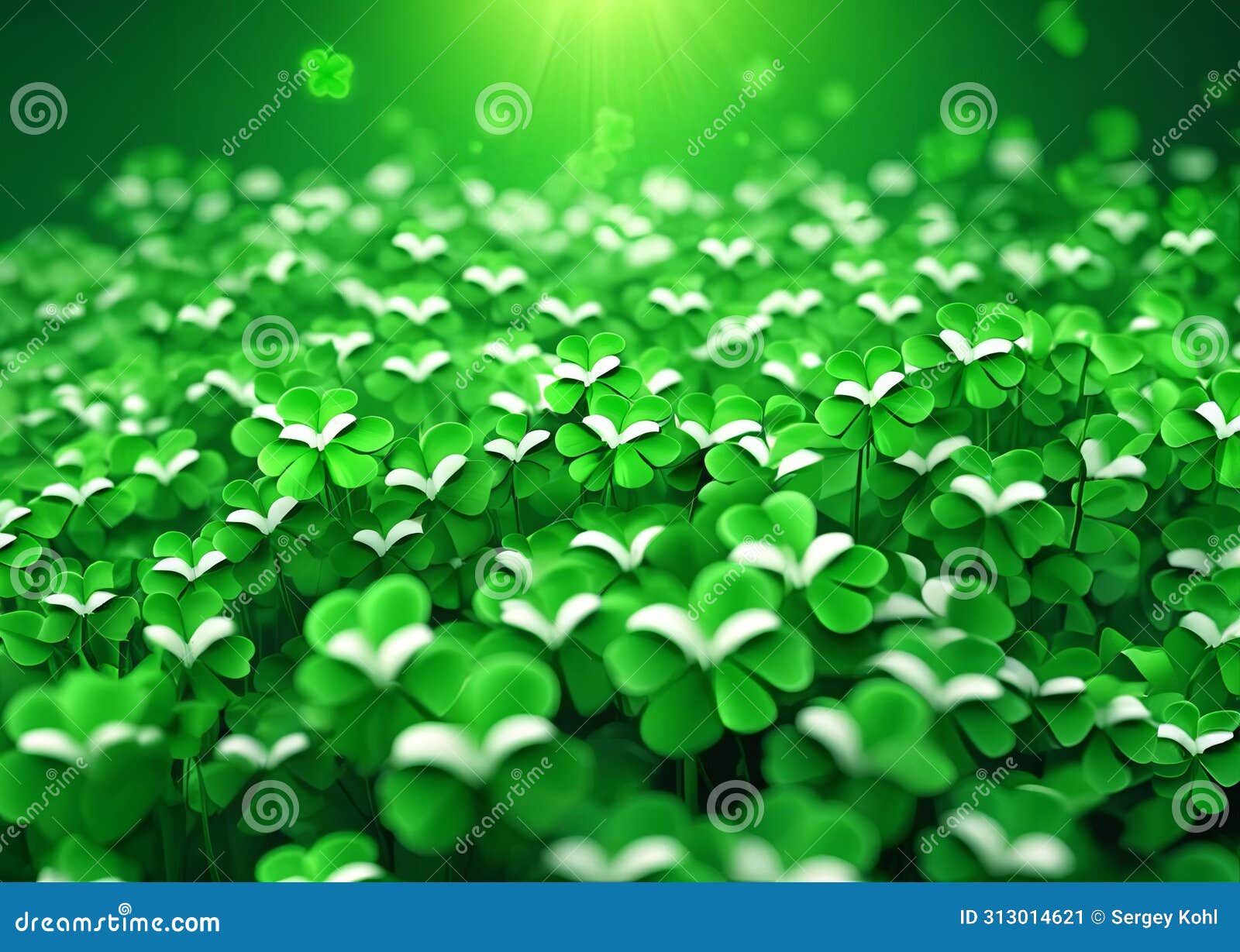 Background from Clover Petals. Stock Illustration - Illustration of ...
