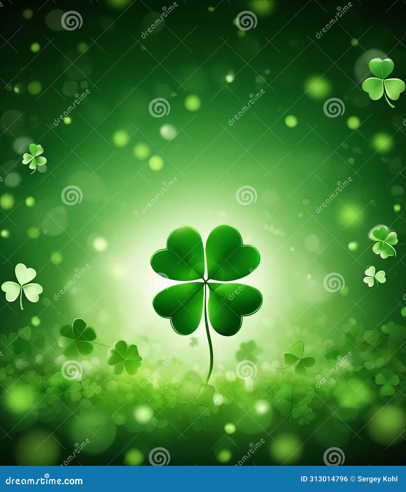 Background from Clover Petals. Stock Illustration - Illustration of ...