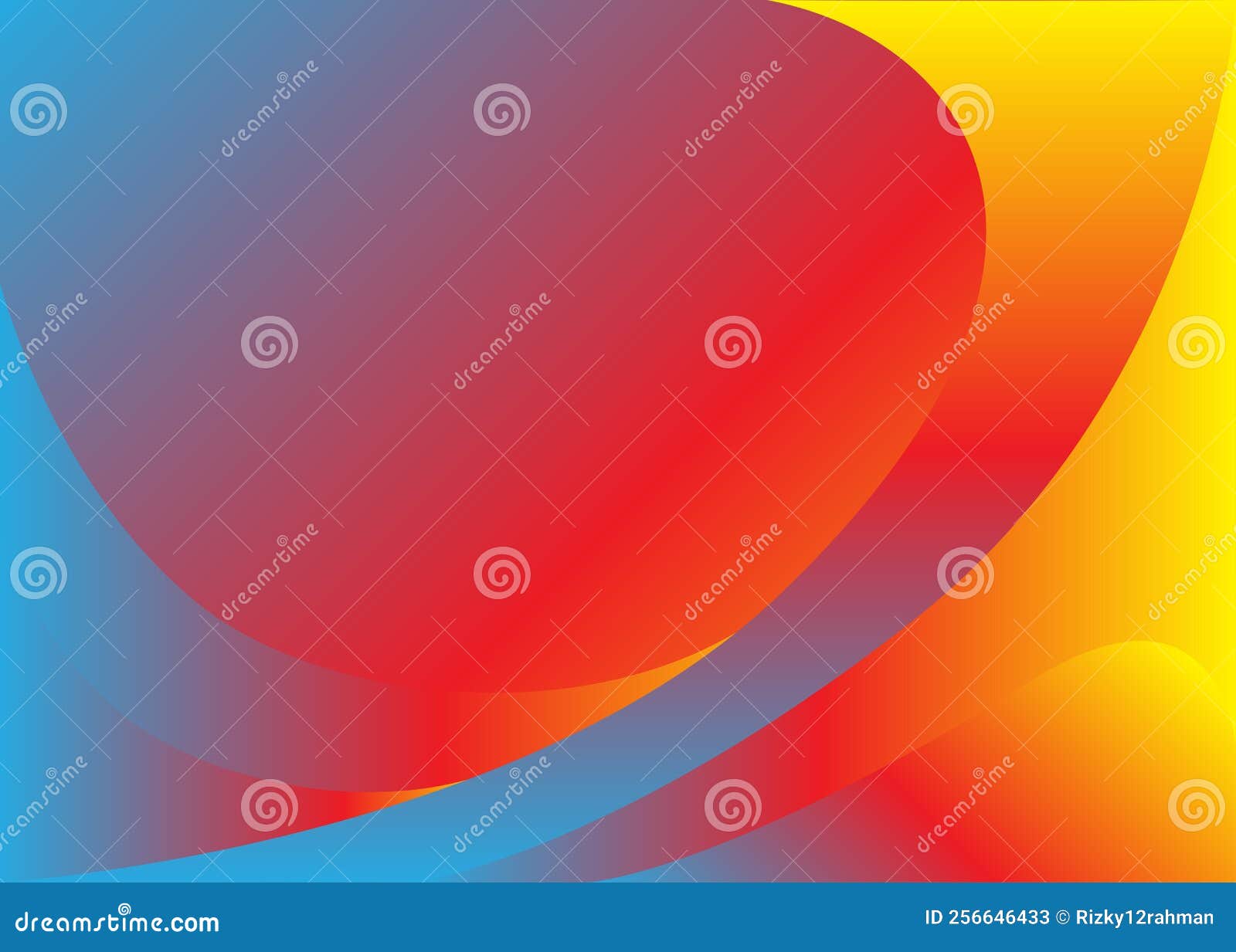 Unique Background or Wallpaper with Colorful Theme Stock Vector ...