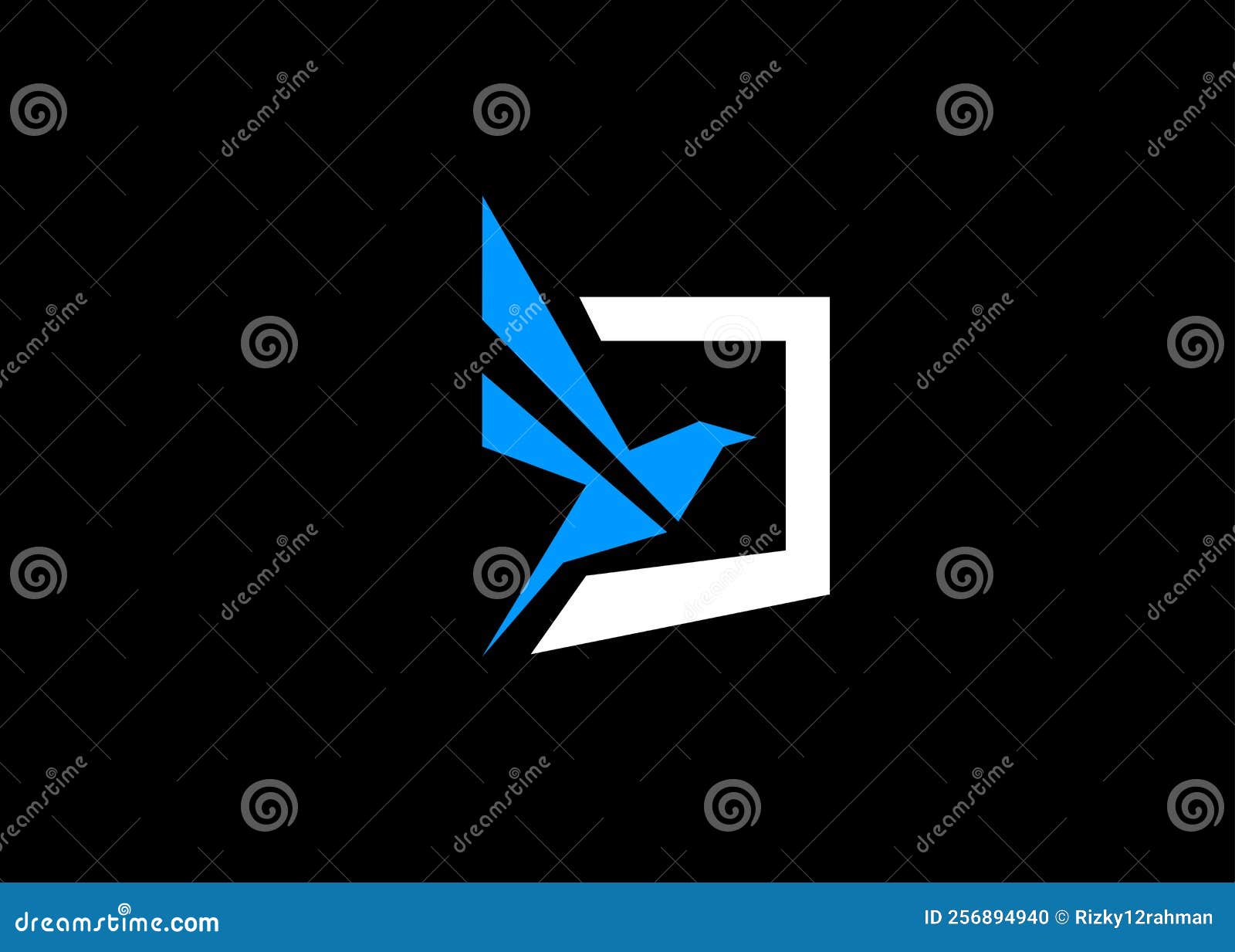 Simple Bird Box Chat Social Media Logo Stock Illustration ...