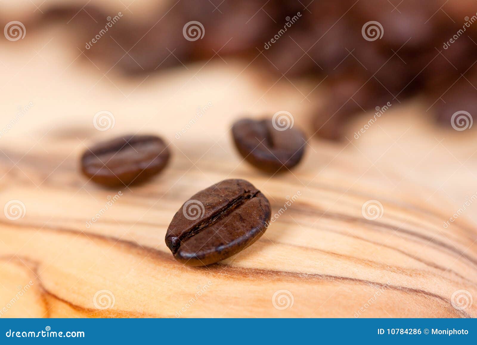 Background of Coffee Beans Lighting by Beam. Stock Photo - Image of ...