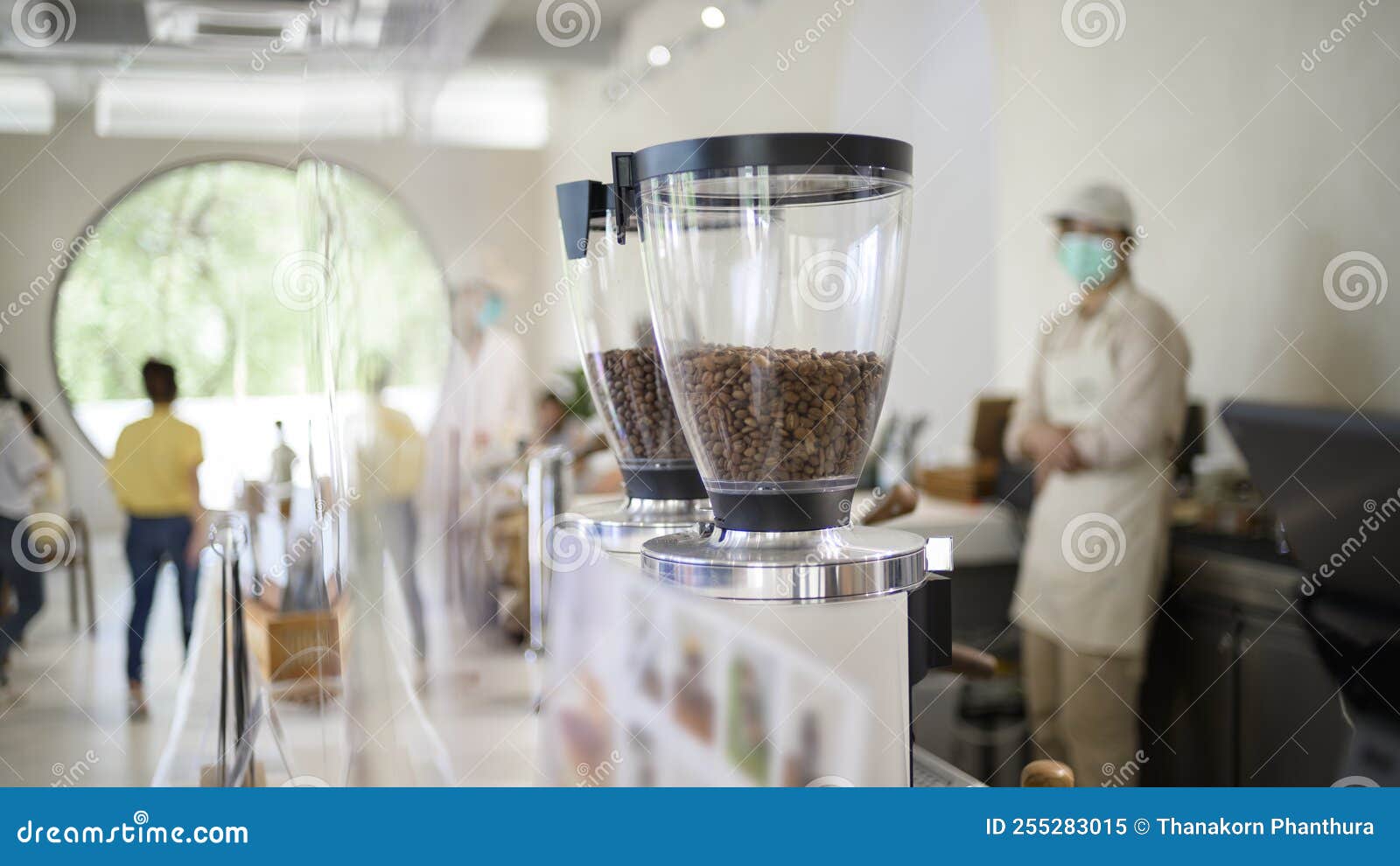 Background of Coffee Counter in Cafe Restaurant Stock Image - Image of ...