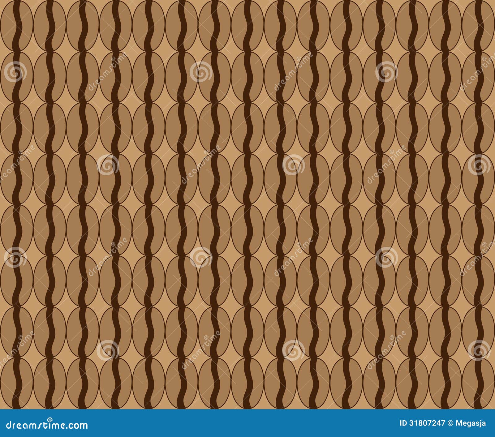 Background from Coffee Grains Stock Vector - Illustration of grains ...