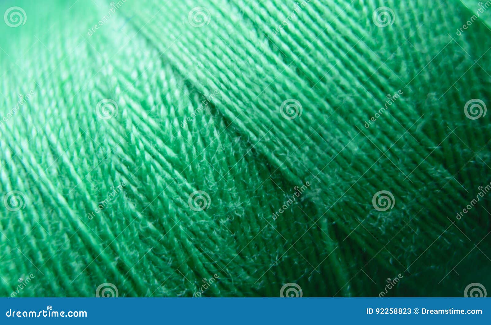 Background Coil of Green Threads Stock Image - Image of single ...