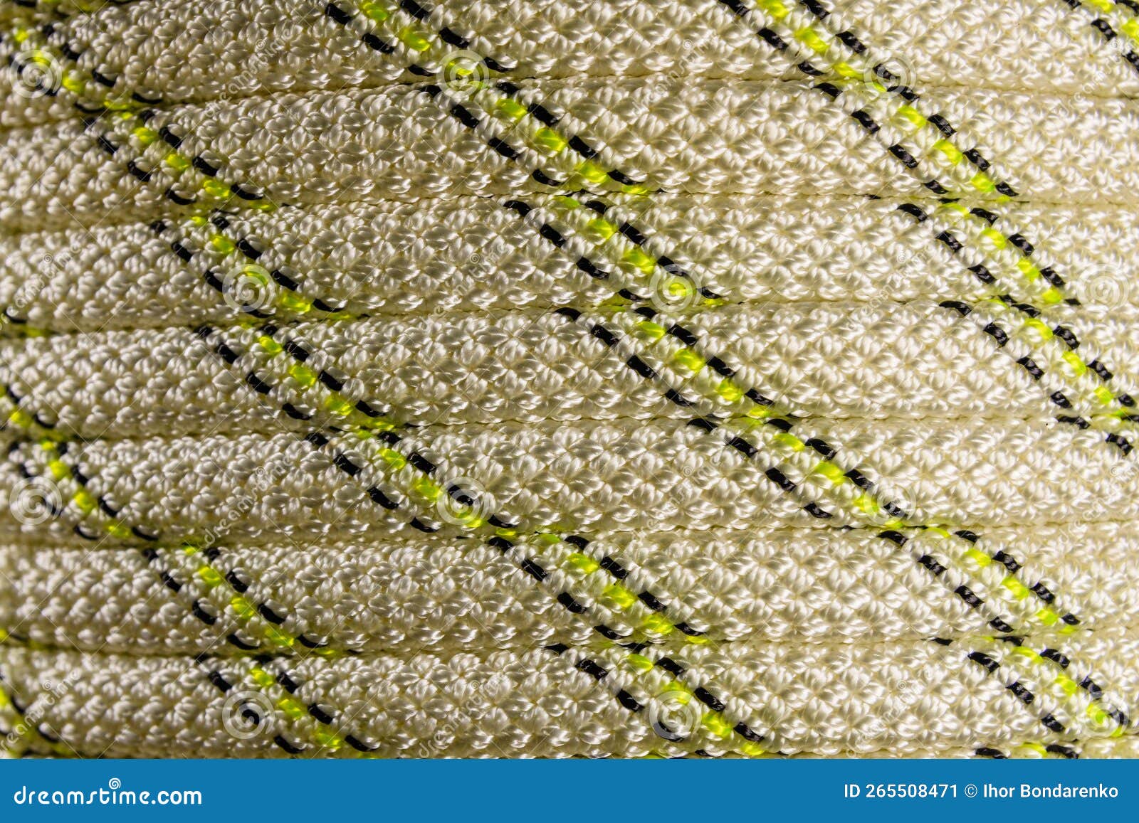 Background of the Coiled Climbing Rope Stock Image - Image of adventure ...