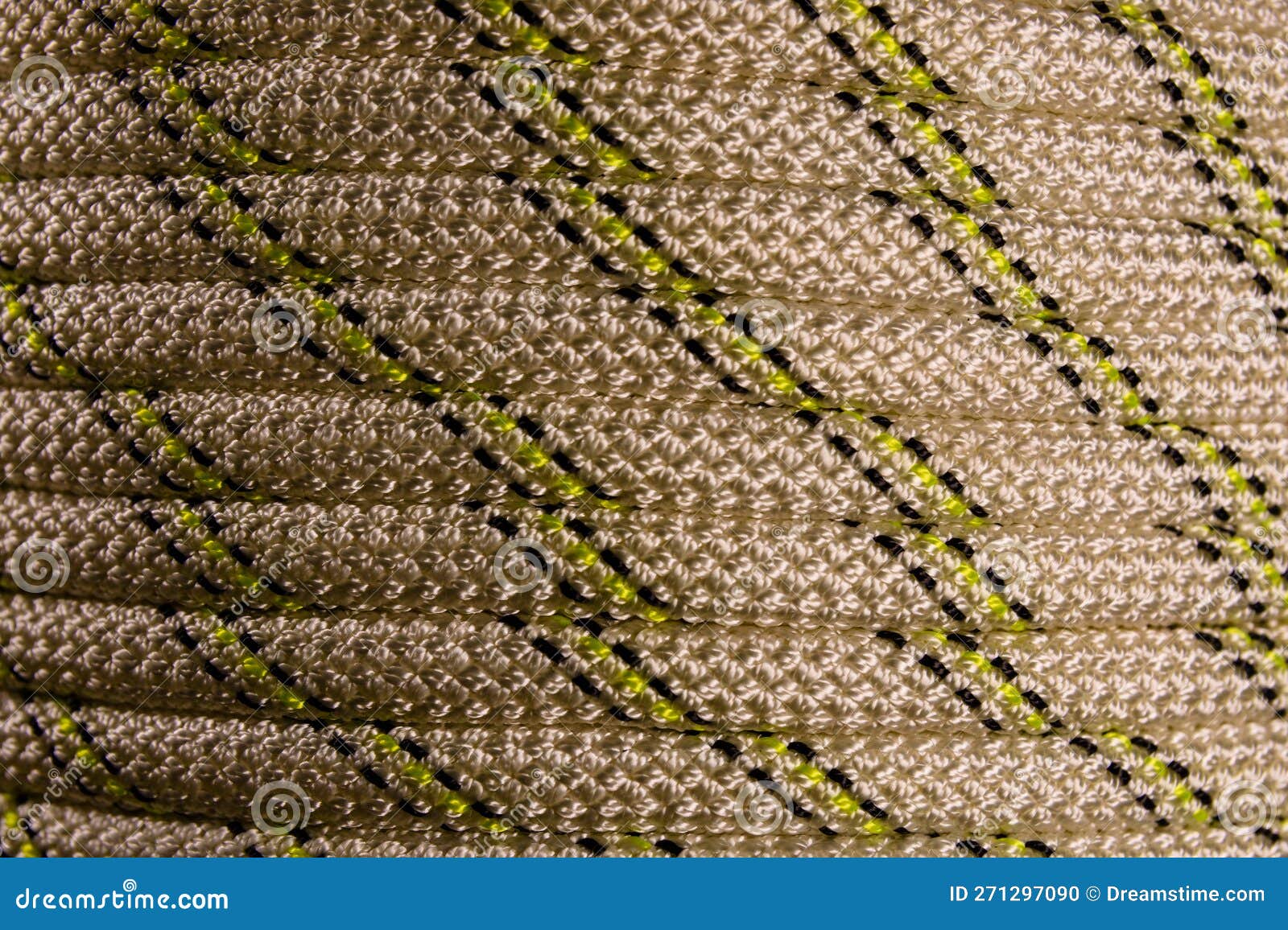 Background of the Coiled Climbing Rope Stock Photo - Image of macro ...