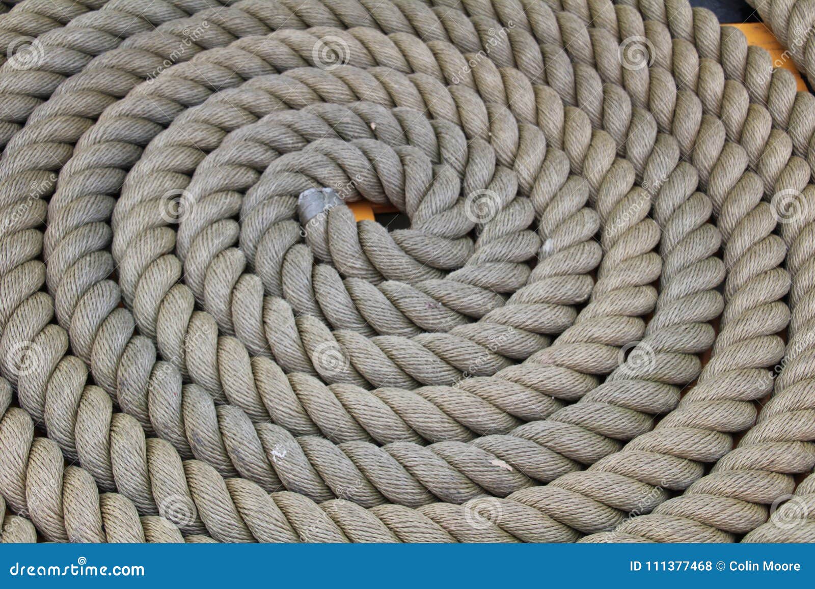 Background of a Coiled Mooring Rope Stock Photo - Image of nautical ...