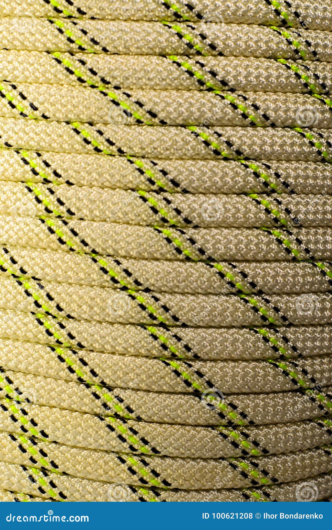 Background of the Coiled Rope Stock Photo - Image of climbing, fiber ...