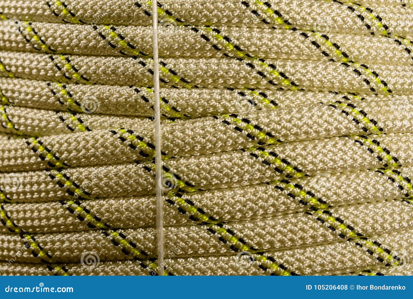 Background of the Coiled Climbing Rope Stock Photo - Image of concept ...