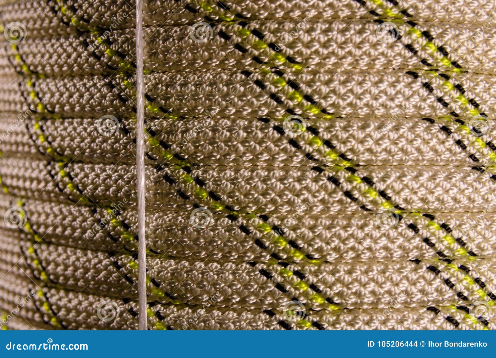 Background of the Coiled Climbing Rope Stock Photo - Image of line ...