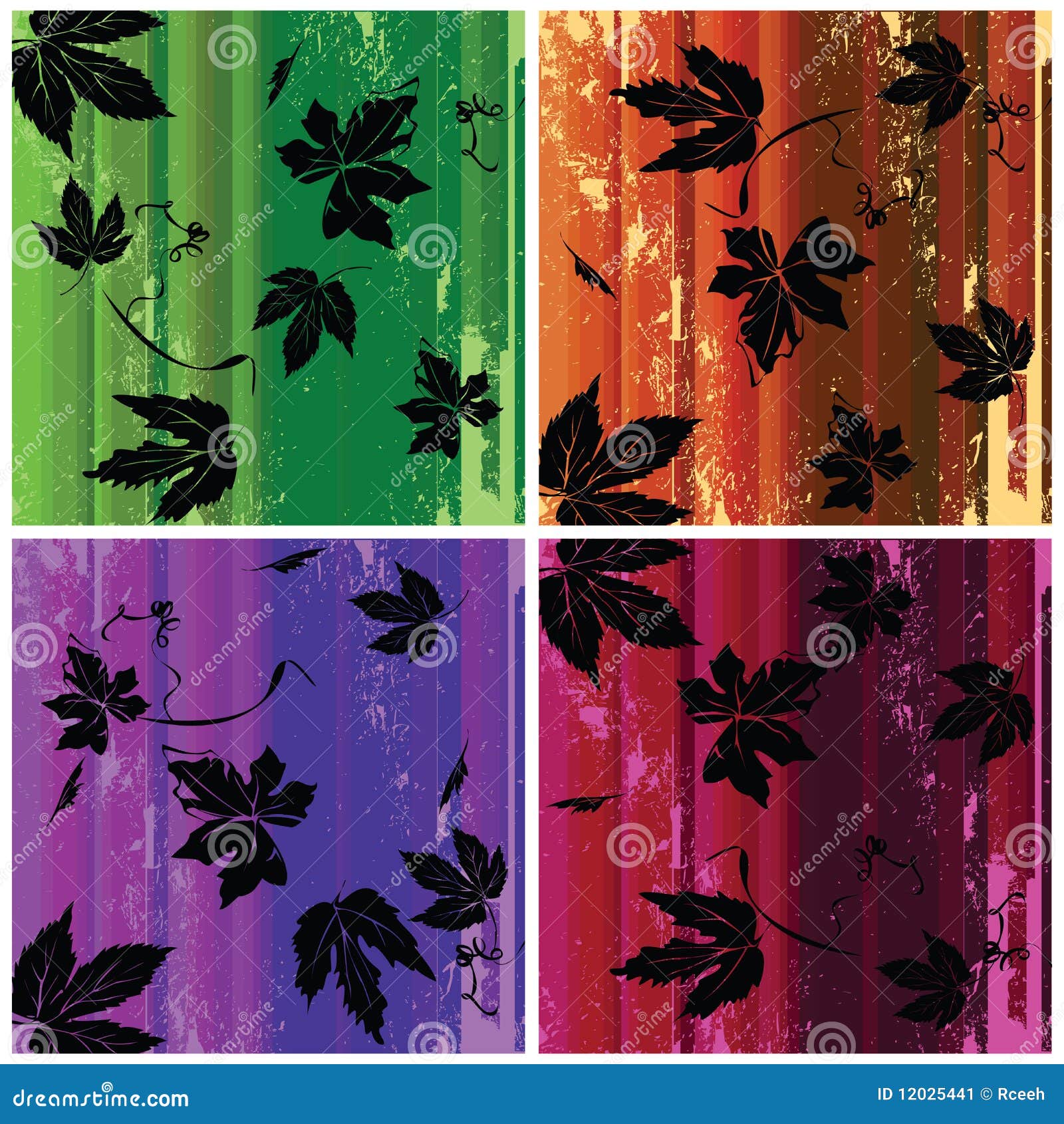 Background collection stock illustration. Illustration of maple - 12025441