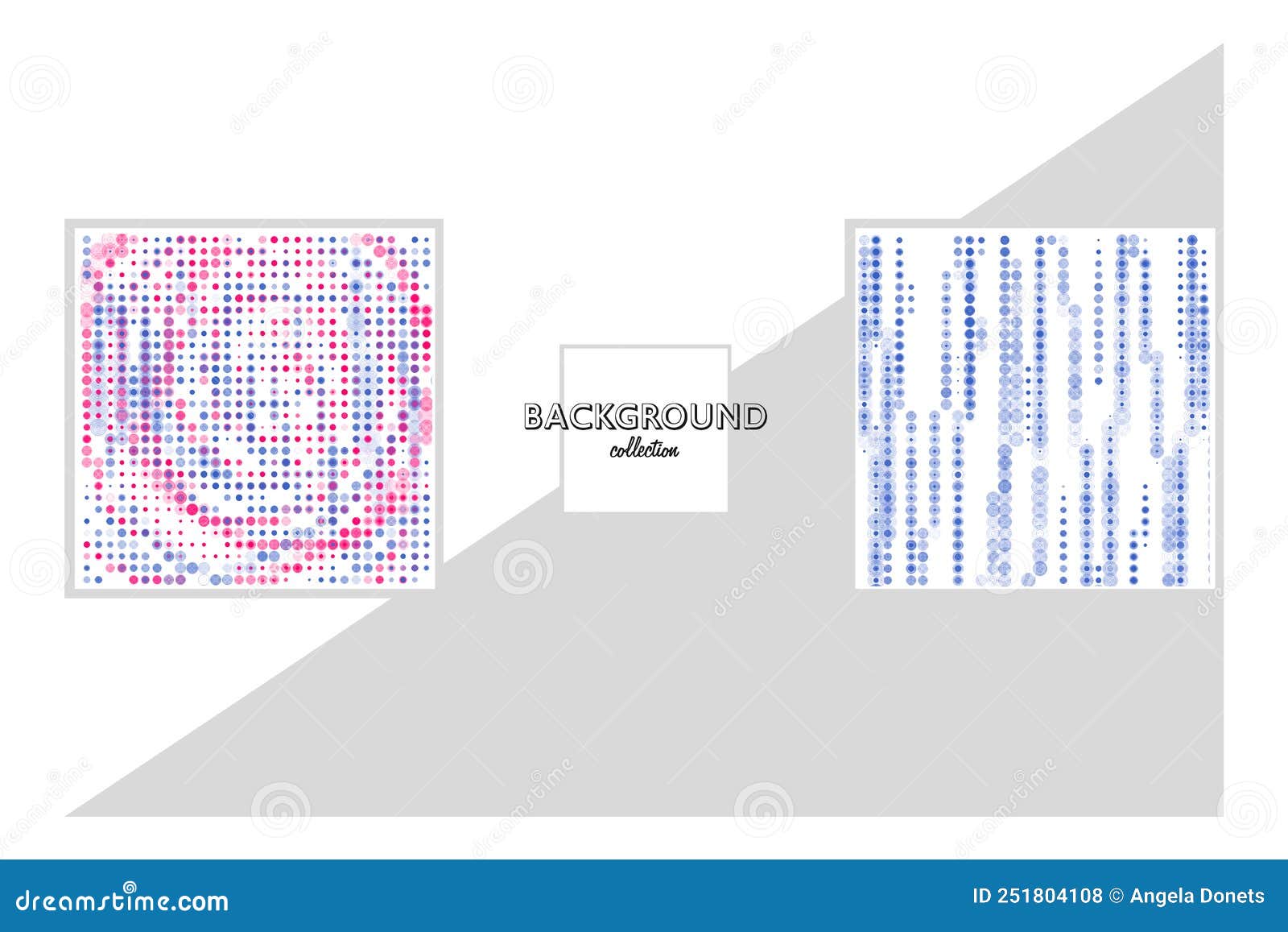 Background Collection, Retro Set, Geometric Elements, Vector for Banner ...