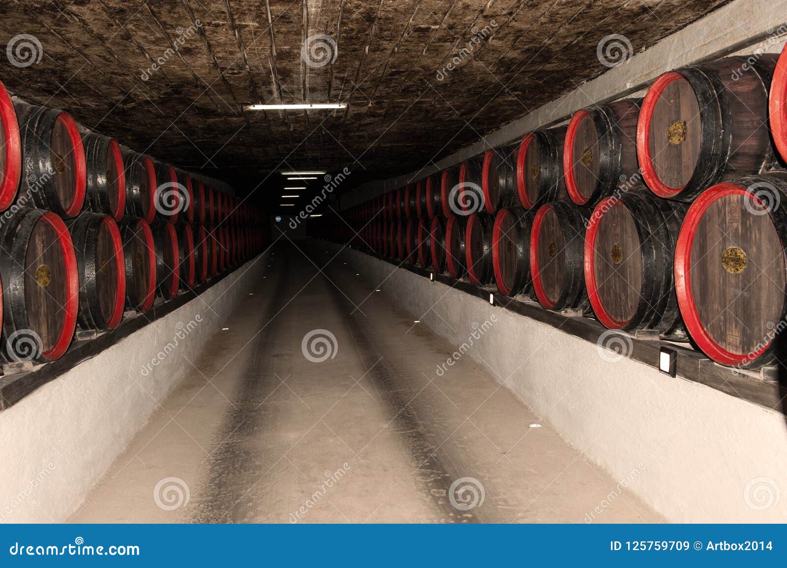 Background with Wine Cellars Stock Image - Image of barrel, alcohol ...
