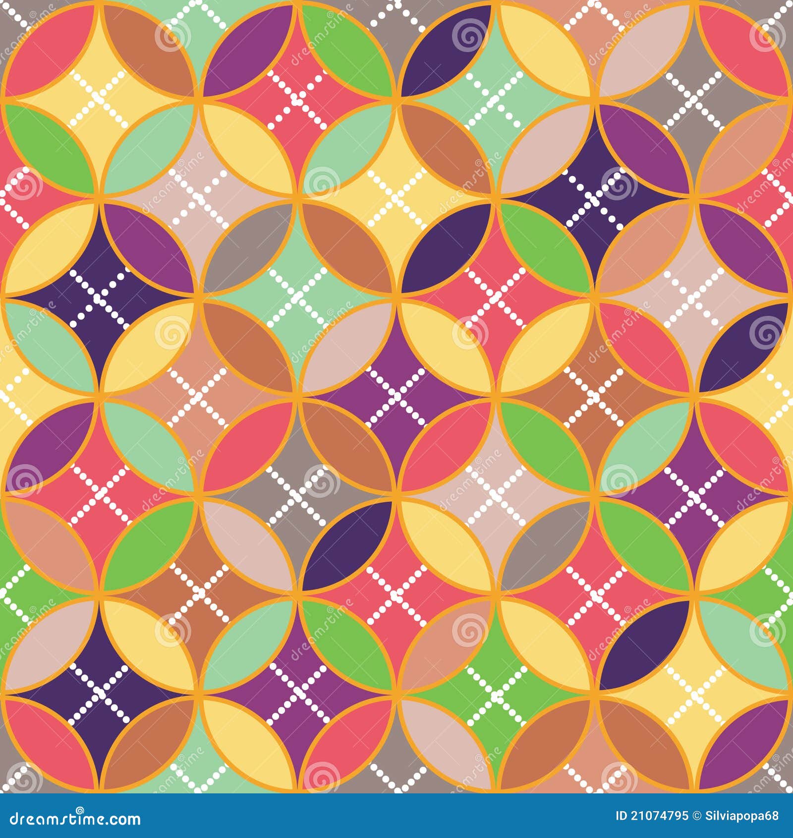 Background - Color Circles Intersecting Stock Vector - Illustration of ...