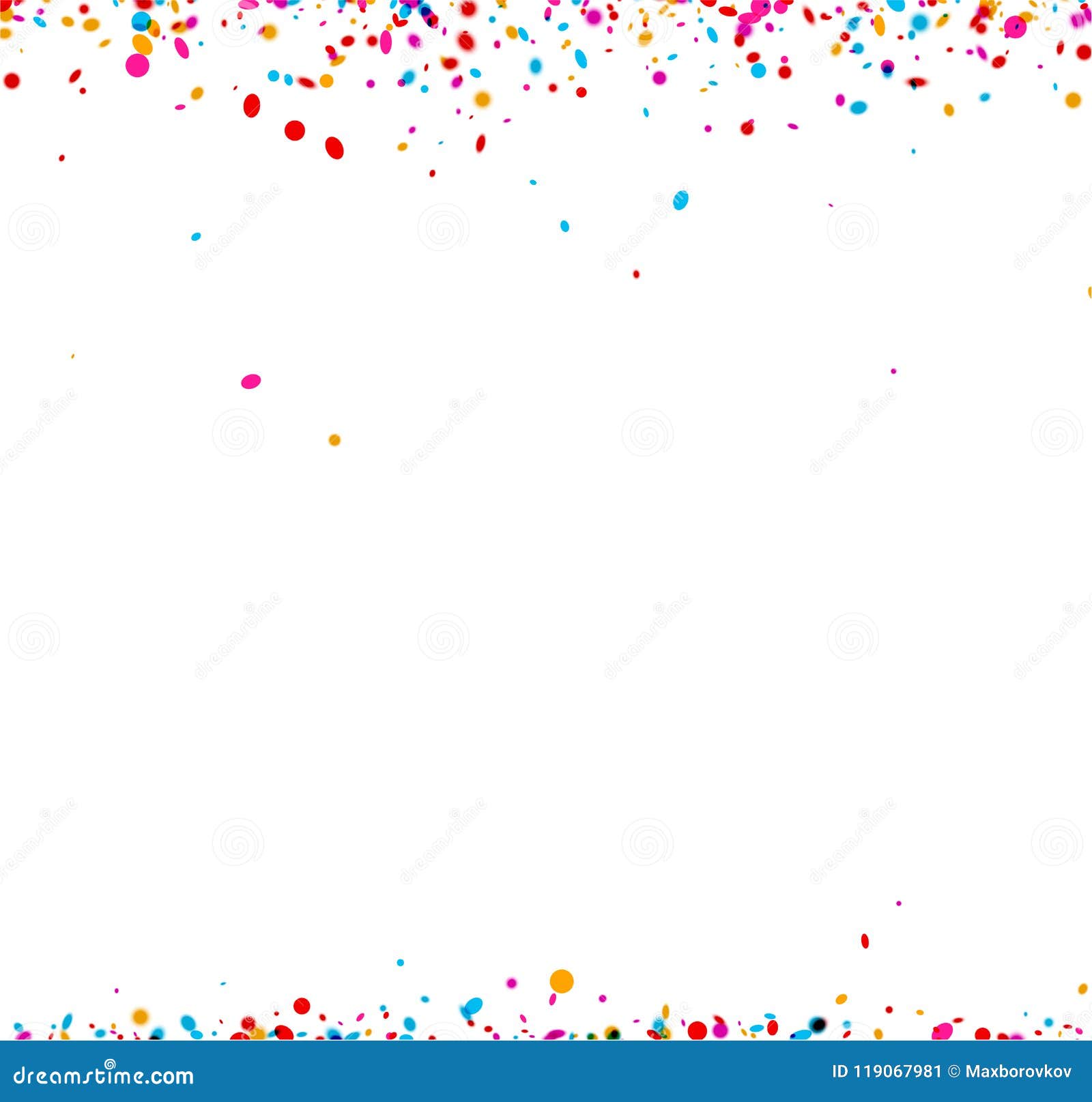 Background with Color Confetti. Stock Vector - Illustration of grunge ...