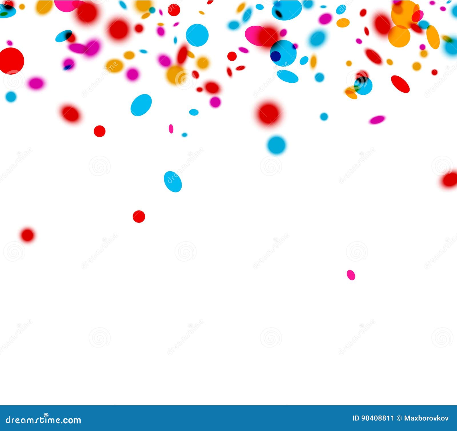 Background with Color Confetti. Stock Vector - Illustration of stain ...