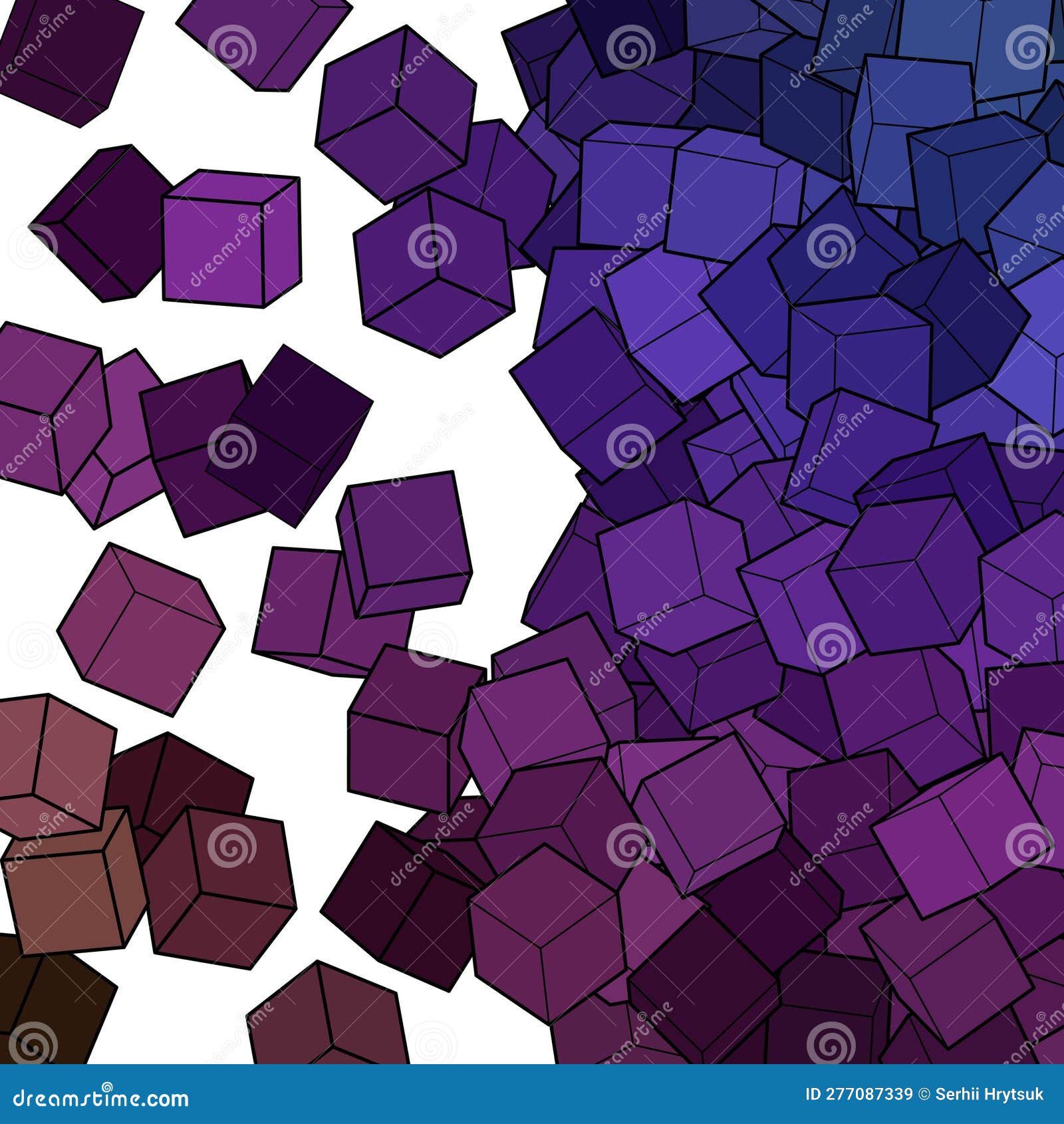 Background from Color Cubes. Presentation Template. Design Element. Eps ...