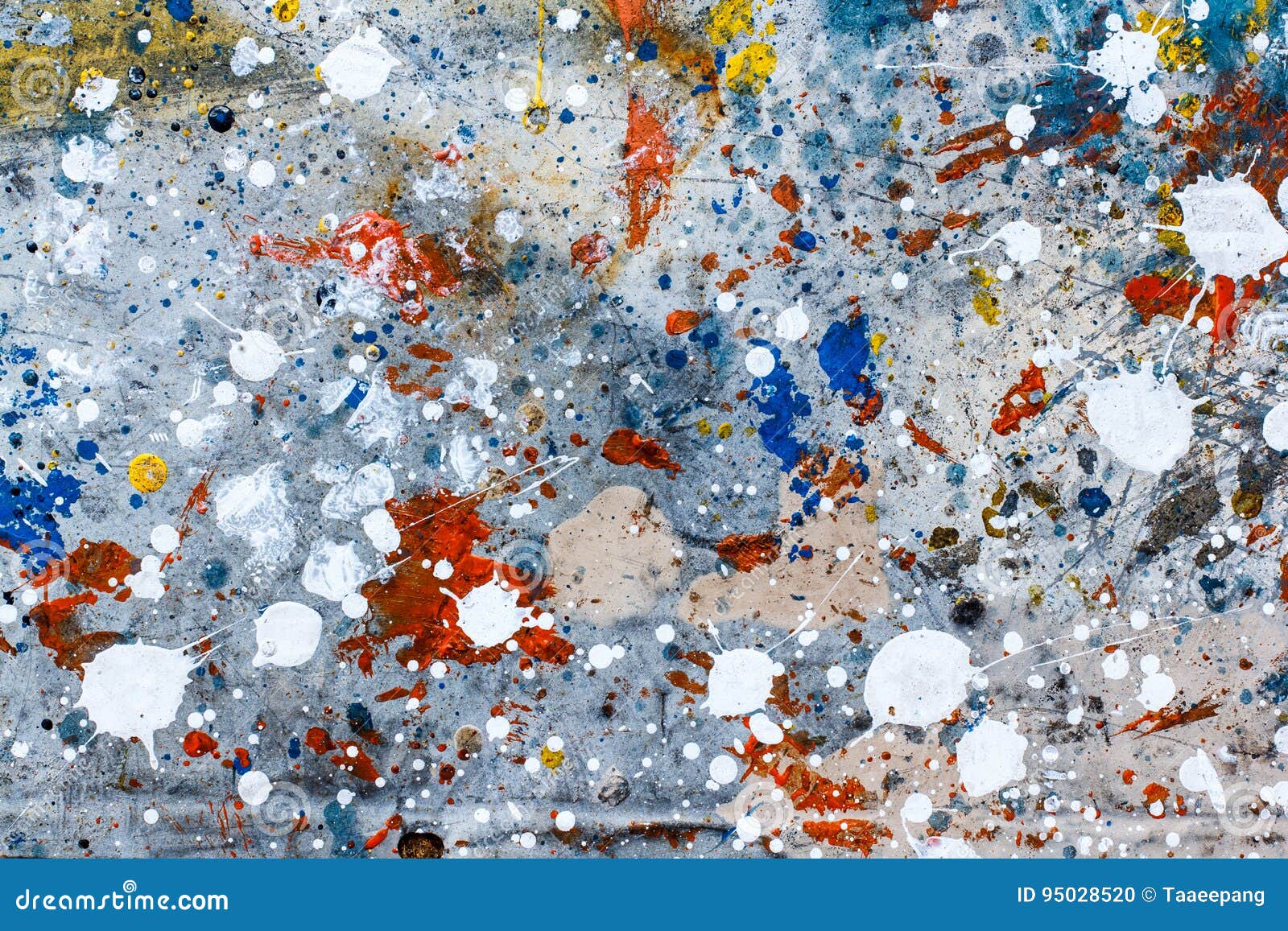 The Background Color Drops Splashes Stock Photo - Image of rainbow ...