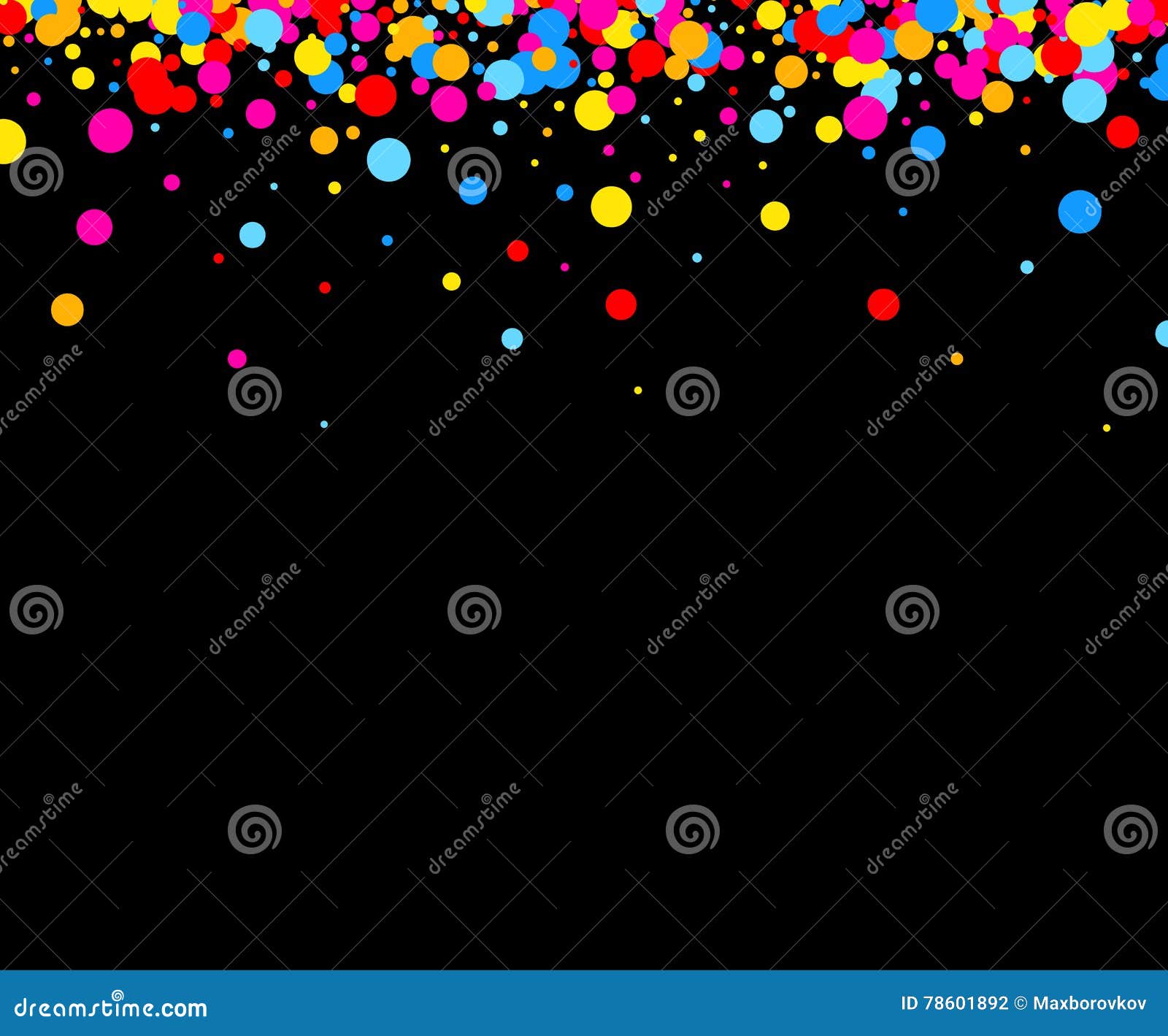 Background with Color Drops. Stock Vector - Illustration of design ...