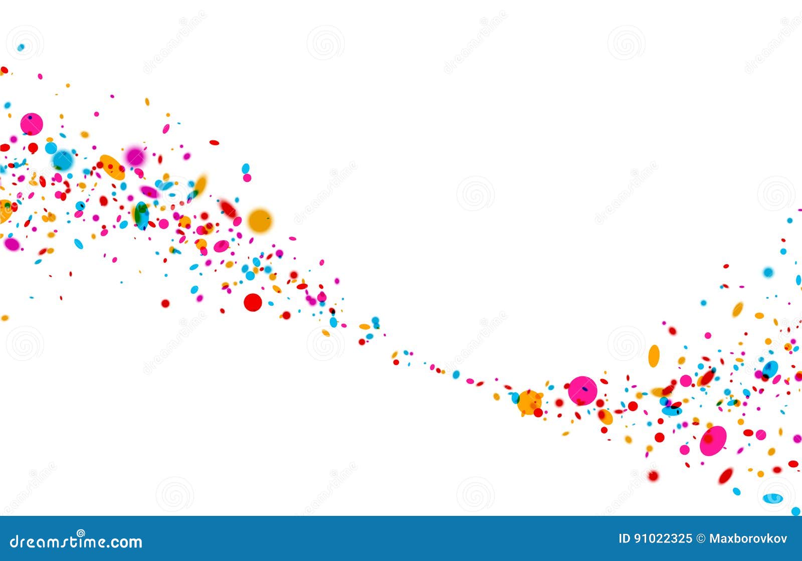Background with Color Drops. Stock Vector - Illustration of template ...