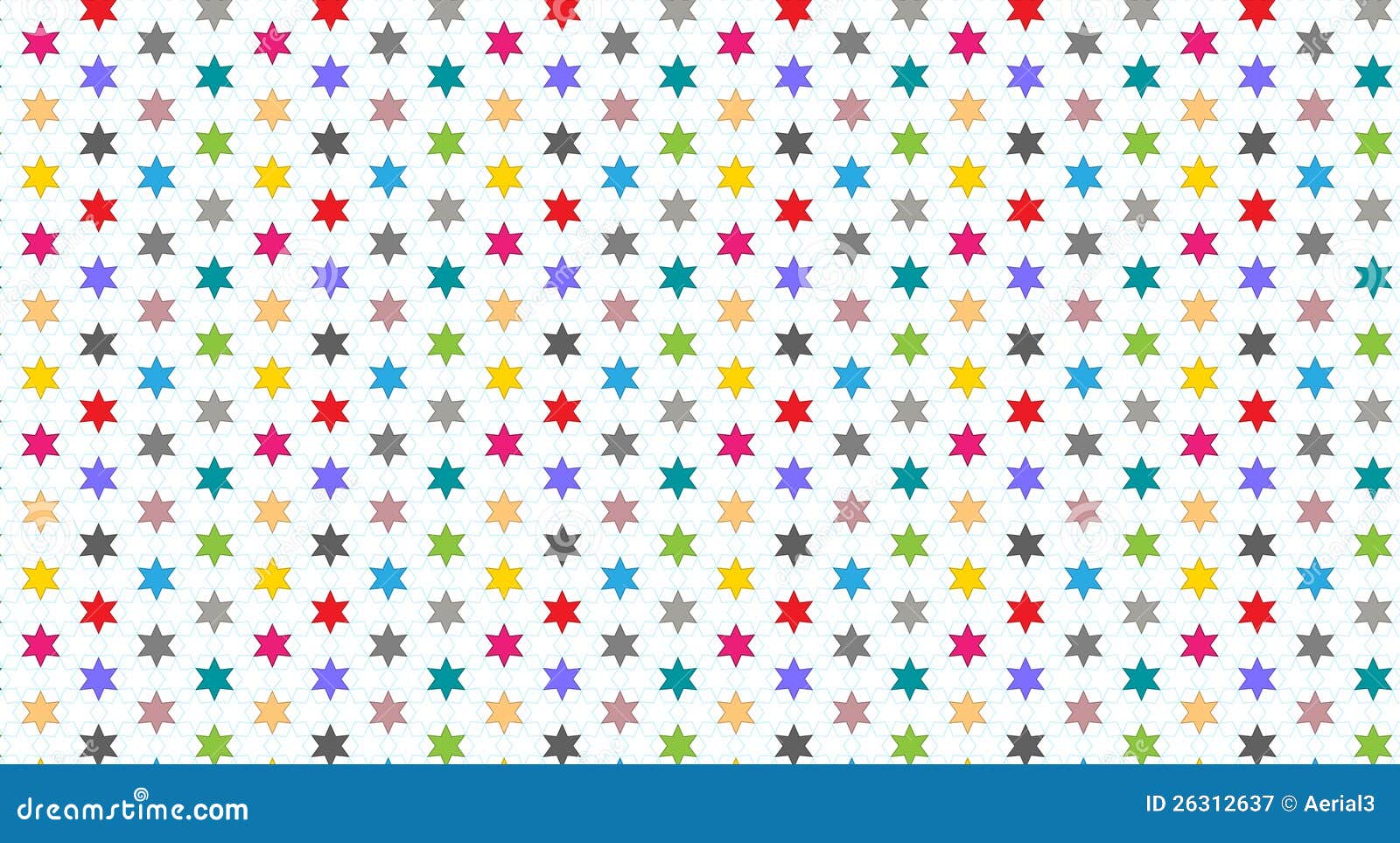 Background with Color and Empty Stars Stock Illustration - Illustration ...