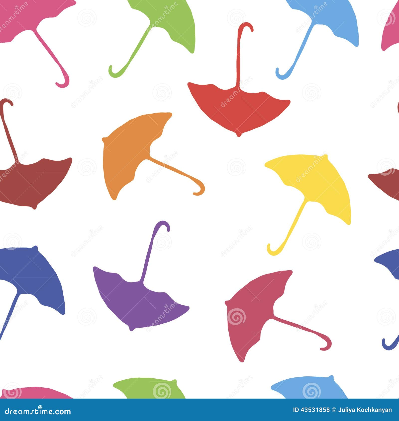 Background-color Flying Umbrellas Stock Illustration - Illustration of ...