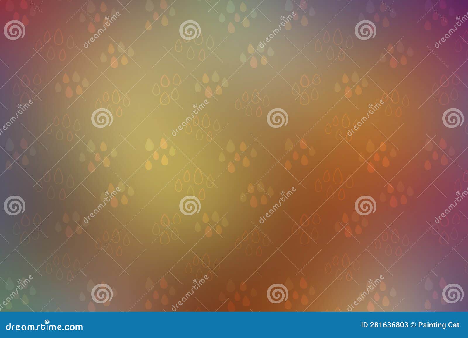 Background with Color Spots, Different Shades and Thickness, Abstract ...