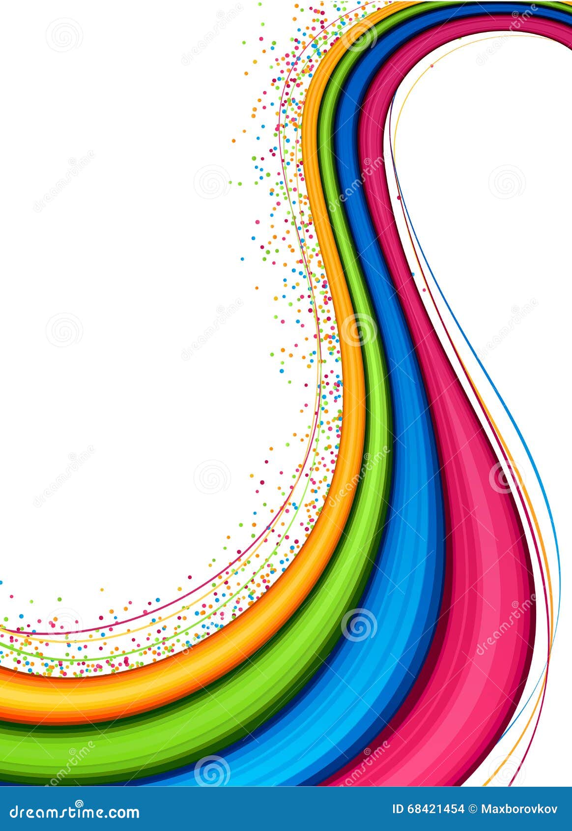 Background with Color Strips. Stock Vector - Illustration of strips ...