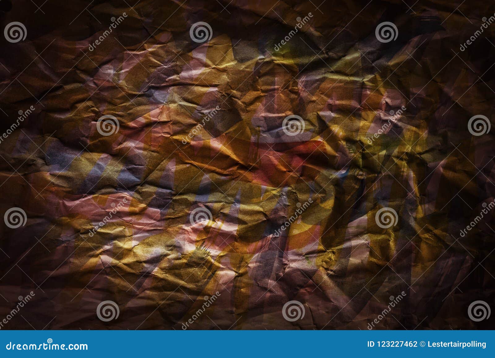 Background of Colored Crumpled Paper Stock Photo - Image of paper ...